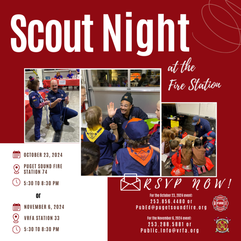 Save the Date! Scout Night at the Fire Station - Valley Regional Fire ...
